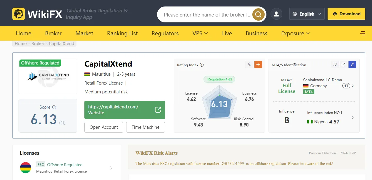 کپیتال اکستند + نقد و بررسی جامع (capitalxtend بروکر 2025)